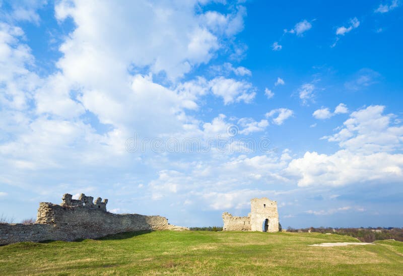 Spring Ancient Fortress Ruins Stock Photo - Image of fortification ...