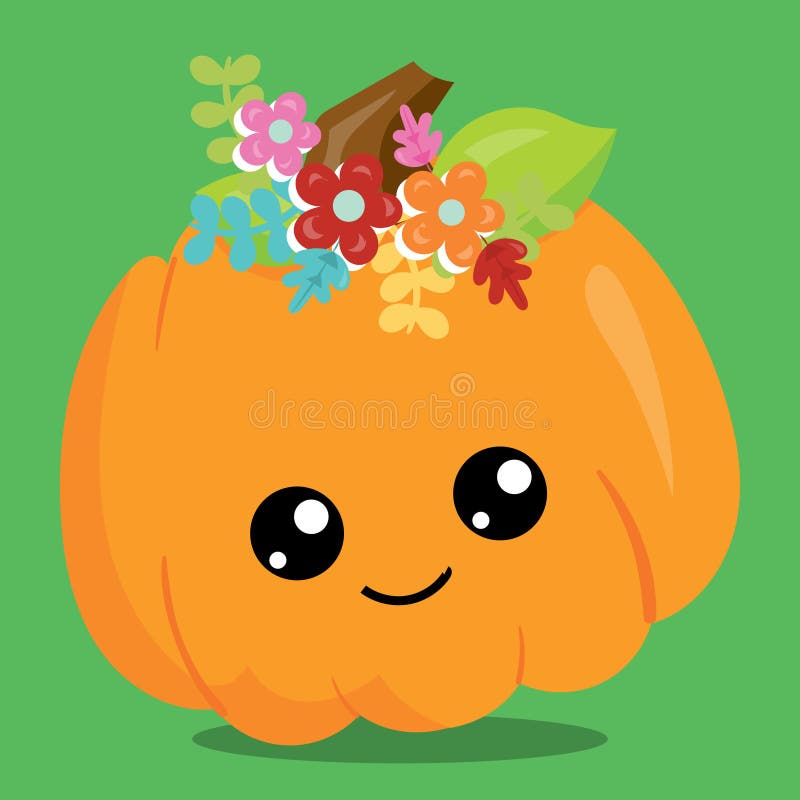 Spring animals pumpkin 07 stock vector. Illustration of pumpkin - 198991196