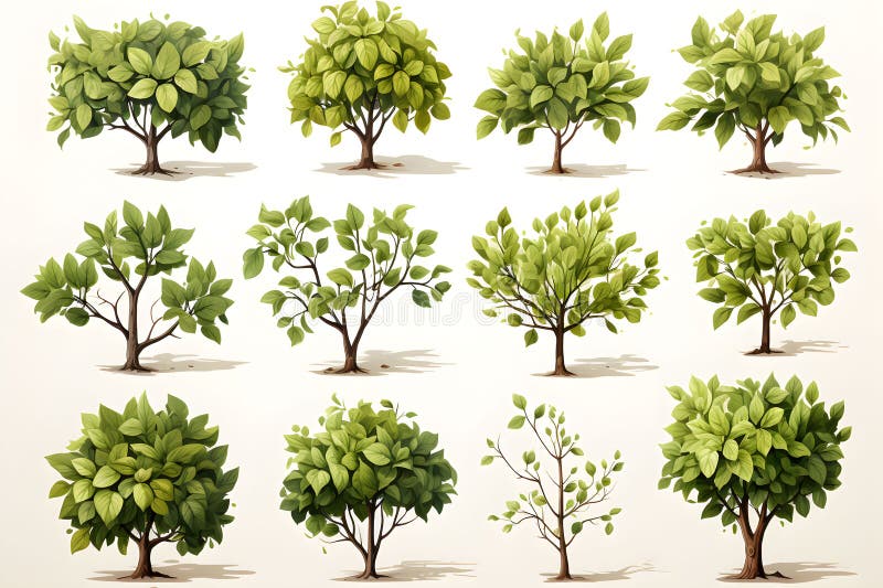 Spring Apple Trees Come in Many Sizes Small Medium Large White ...