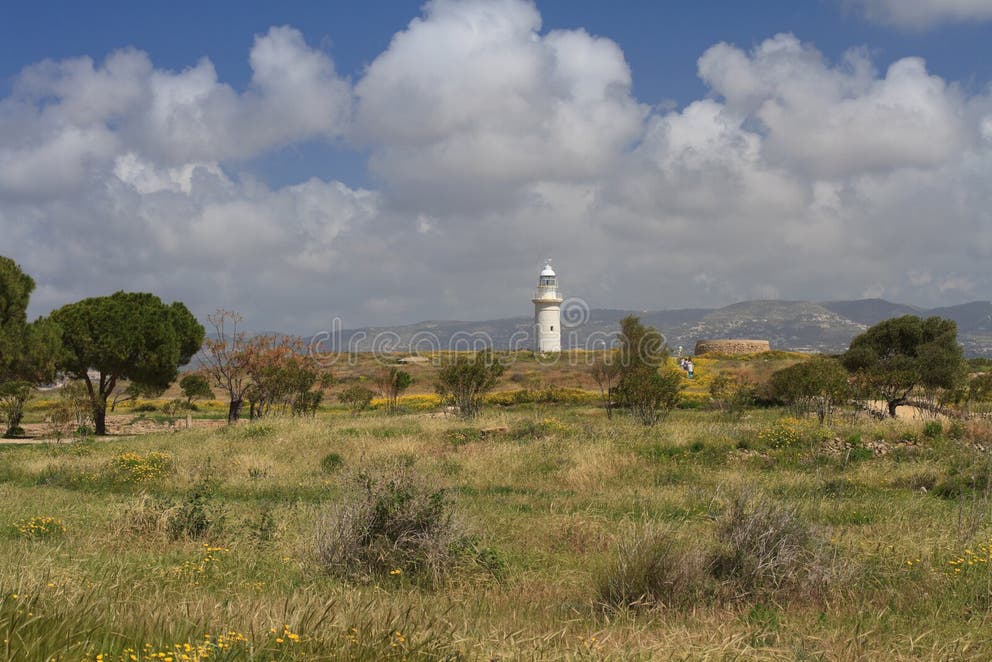 Spring in the Archaeological Park of Paphos Cyprus Stock Image - Image ...