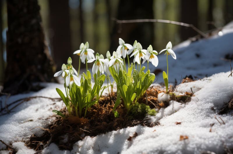 Spring Awakening in the Forest Stock Photo - Image of blossom, garden ...