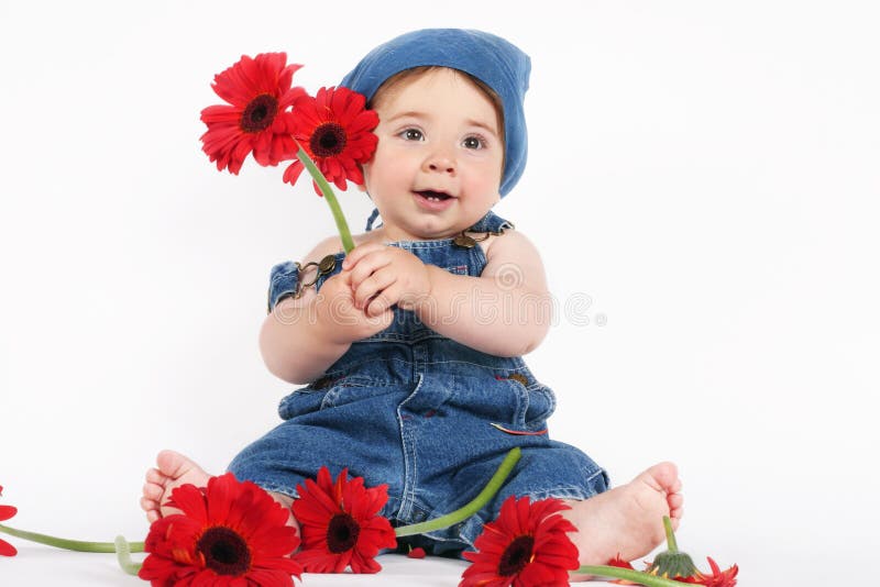 Spring Baby stock photo. Image of kids, girls, girl, flora - 483116