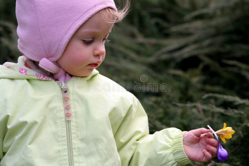 Spring baby stock photo. Image of green, grass, kids, grow - 634540