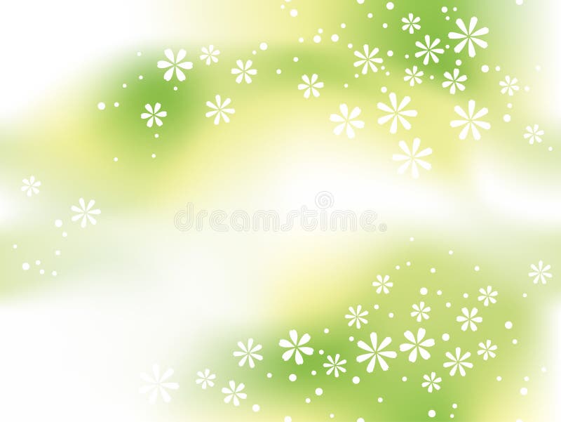 Horizontally Repeatable Abstract Seamless Green Springtime Background ...