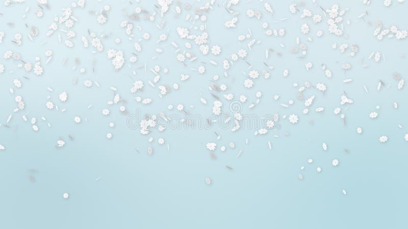 Spring Background Animation with Falling Flowers Stock Video - Video of ...