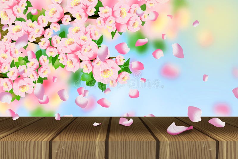 Spring Background, Flowers, Spring, Bokeh Stock Illustration ...