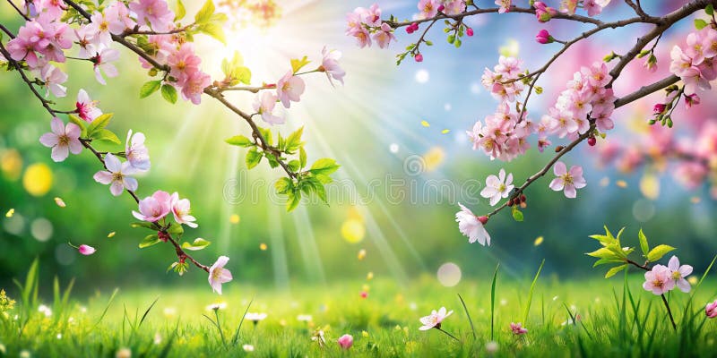 Generic Spring Themed Background Stock Illustrations – 9 Generic Spring ...