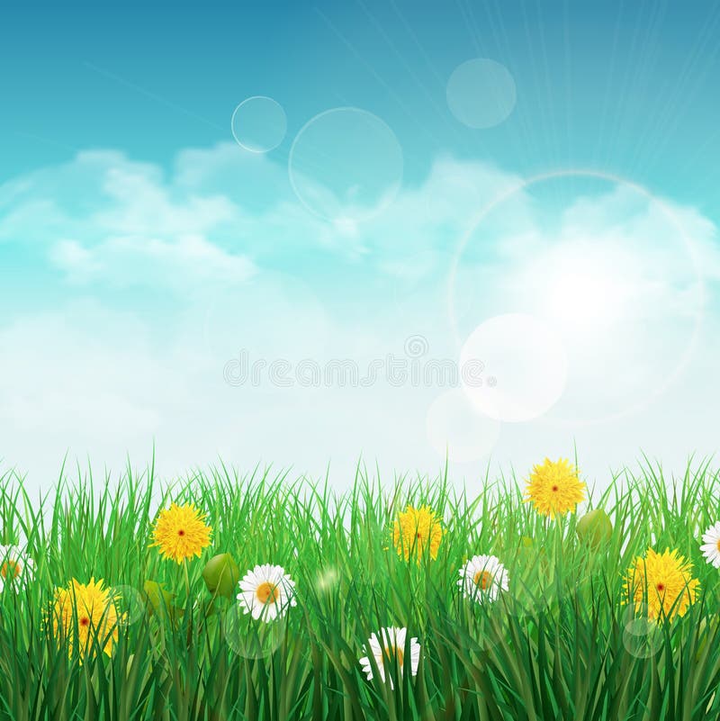 Sky Grass Spring Stock Illustrations – 202,805 Sky Grass Spring Stock ...