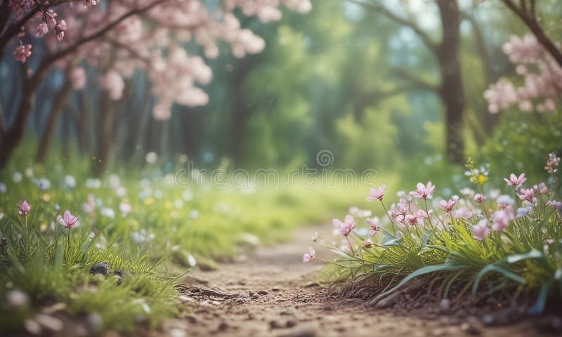 Spring Background Soft Dreamy Lights Stock Photo - Image of dreamy ...
