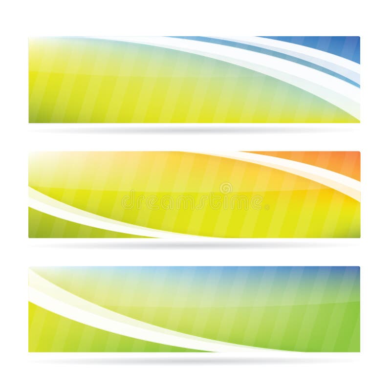 Spring banner set stock illustration. Illustration of blue - 24414077