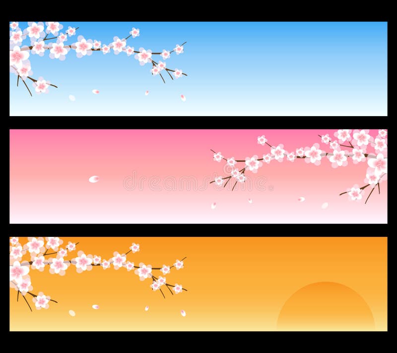 Spring banners stock vector. Illustration of decoration - 13448301