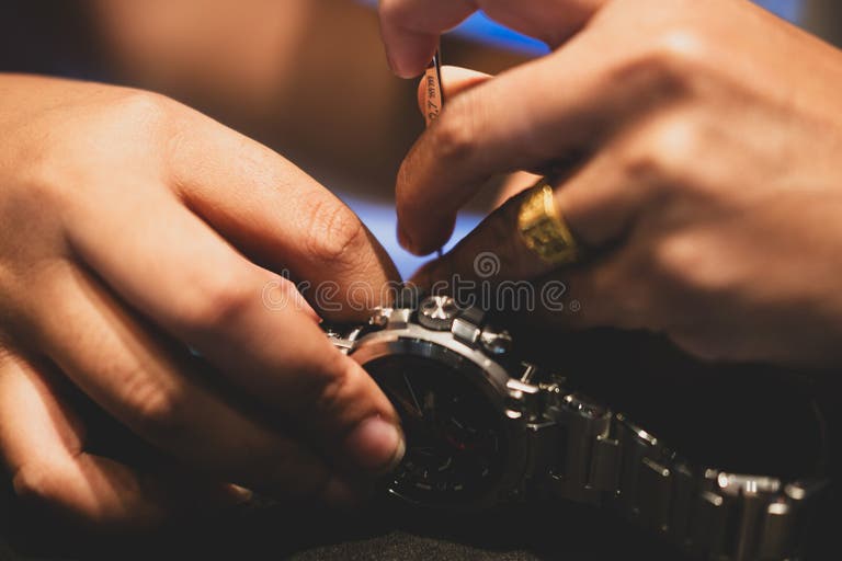 Spring Bar Tool Used To Remove Spring Bars To Change Watch Strap Stock ...