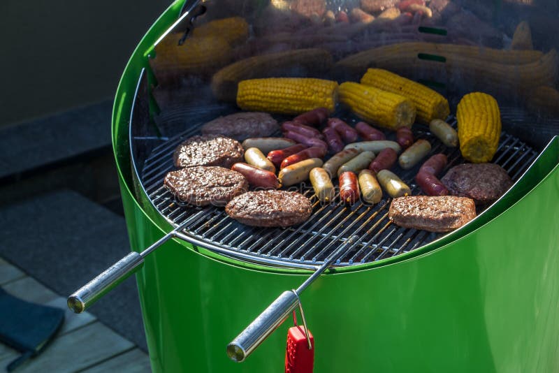 Spring Barbecue Bbq in Luxembourg Stock Image - Image of modern ...