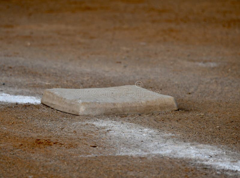 Spring Baseball. First Base Line. Stock Photo - Image of baseball, dirt ...