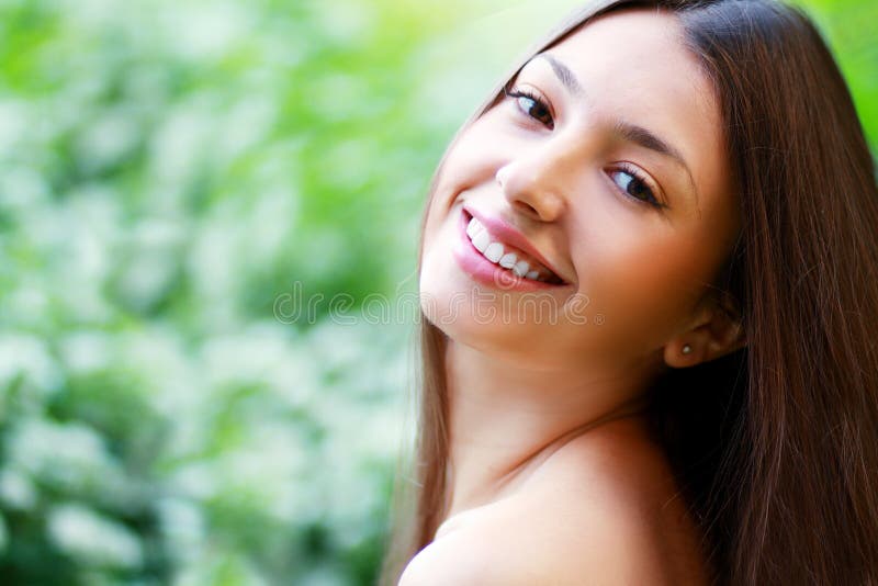 Spring Beauty Girl stock image. Image of healthy, eyes - 31352909