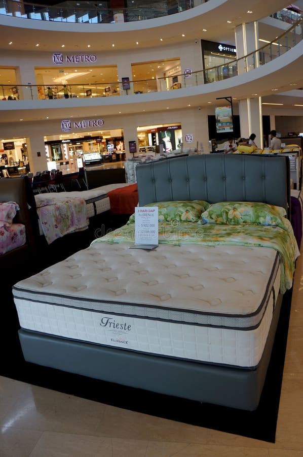 Spring bed editorial photo. Image of sale, mall, central - 55029196