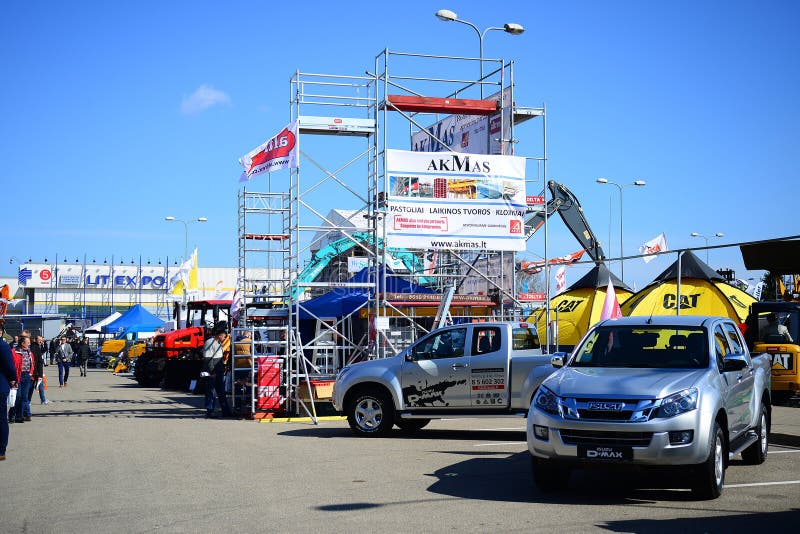 Spring - Beginning of Construction Season in Vilnius City Editorial ...