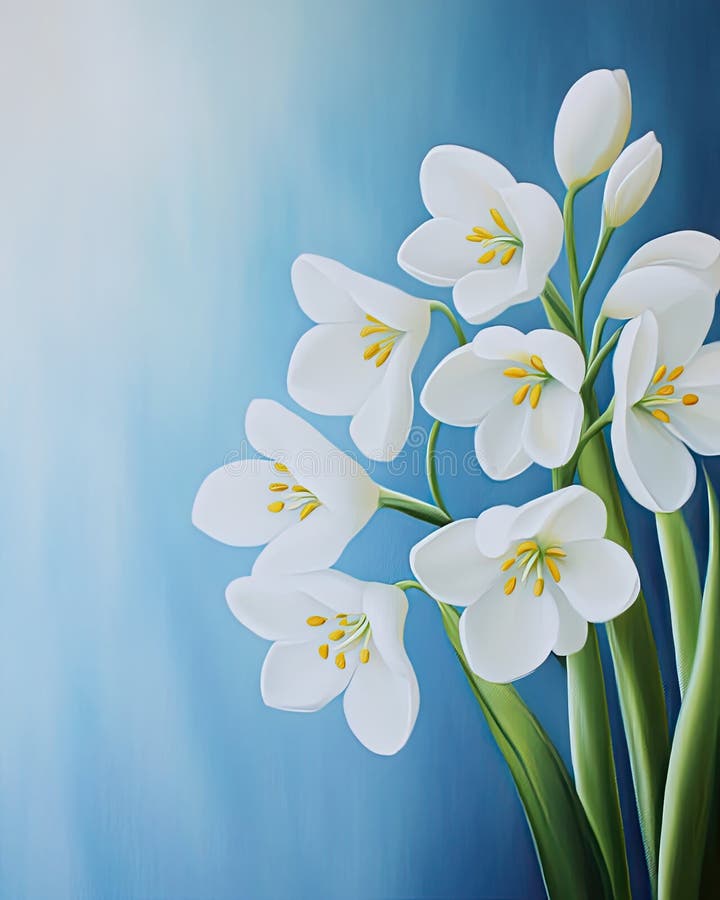 Spring Bells Ring Softly among Blooming Lilies of the Valley in a ...