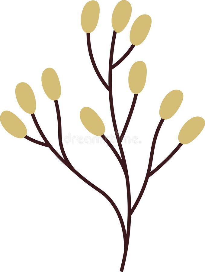 Spring Berries Branch stock vector. Illustration of floral - 356401750