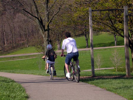 Spring bike ride stock photo. Image of casual, teach, bicycle - 2415256