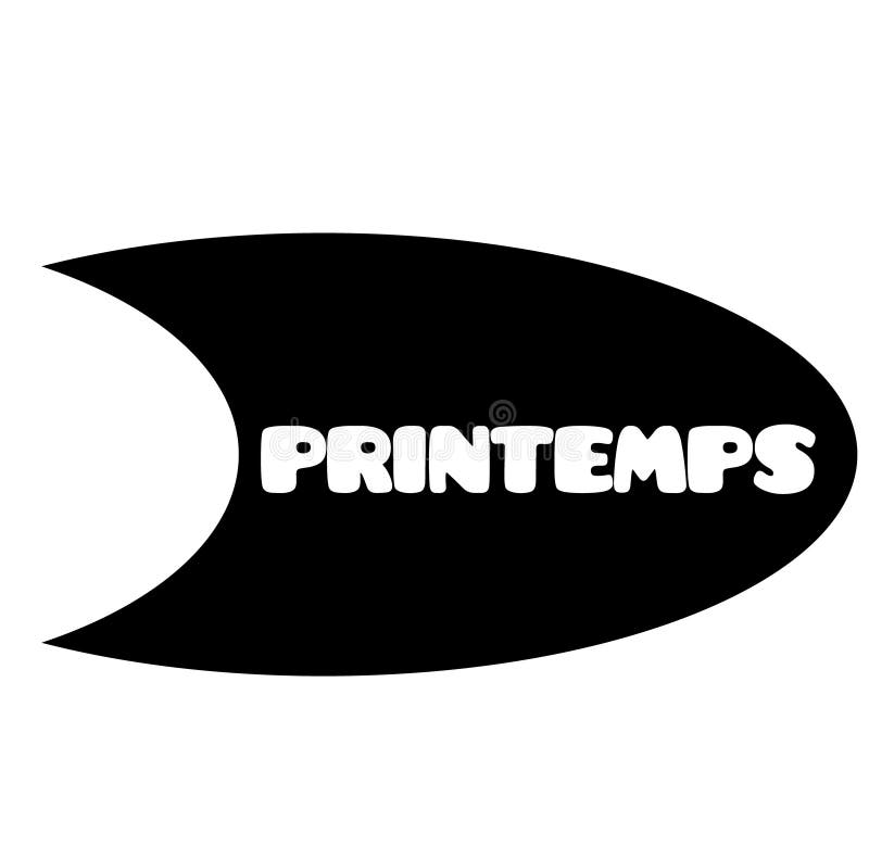 Spring stamp on white stock vector. Illustration of symbol - 124334540