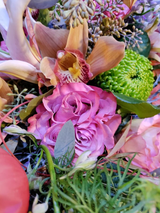 Spring bling fling stock image. Image of bouquet, rose - 233883019