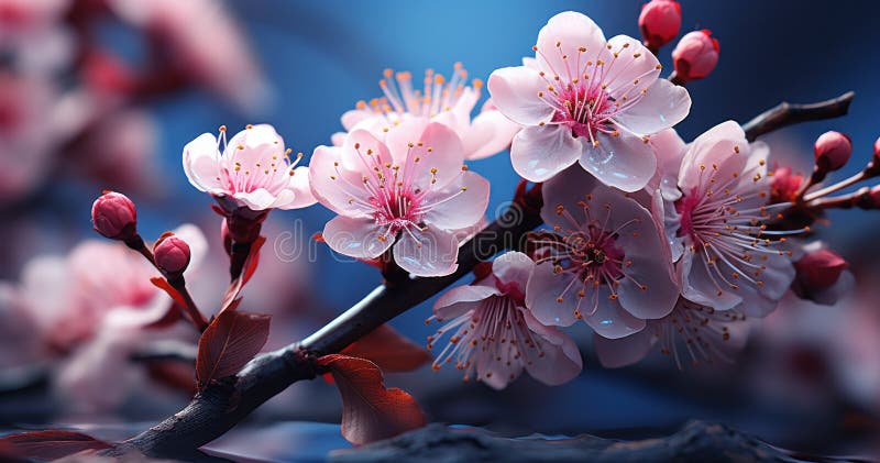 Spring is Blooming, Blue Flowers Stock Photo - Image of springtime ...