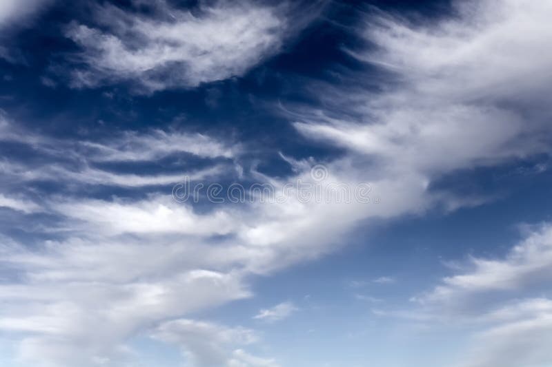 Spring Blue Sky Cloud , Wonderful Clear Mood Stock Photo - Image of ...