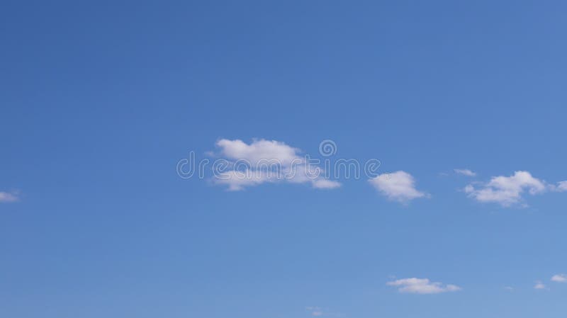 Spring Blue Sky with Clouds. Background of Blue Sky Stock Image - Image ...