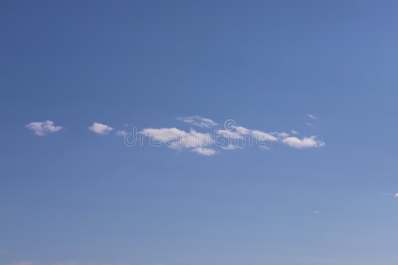 Spring Blue Sky with Clouds. Background of Blue Sky Stock Photo - Image ...