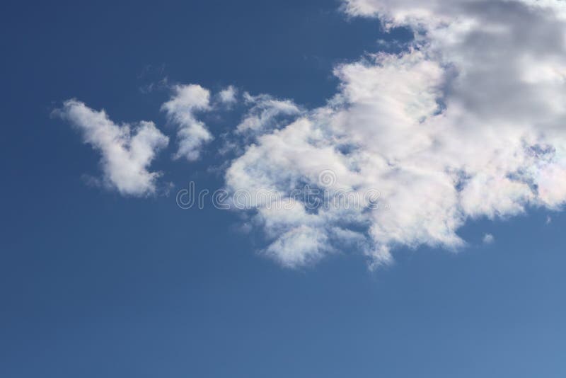 Spring Blue Sky with Clouds. Background of Blue Sky Stock Photo - Image ...