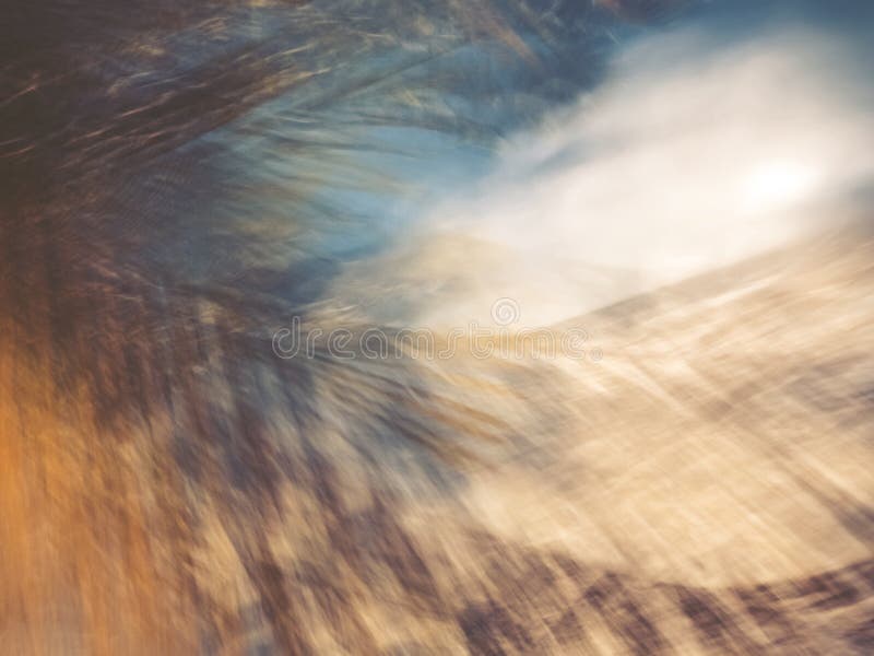 Spring Blurred Tree. Abstract Motion Blur Effect Stock Photo - Image of ...