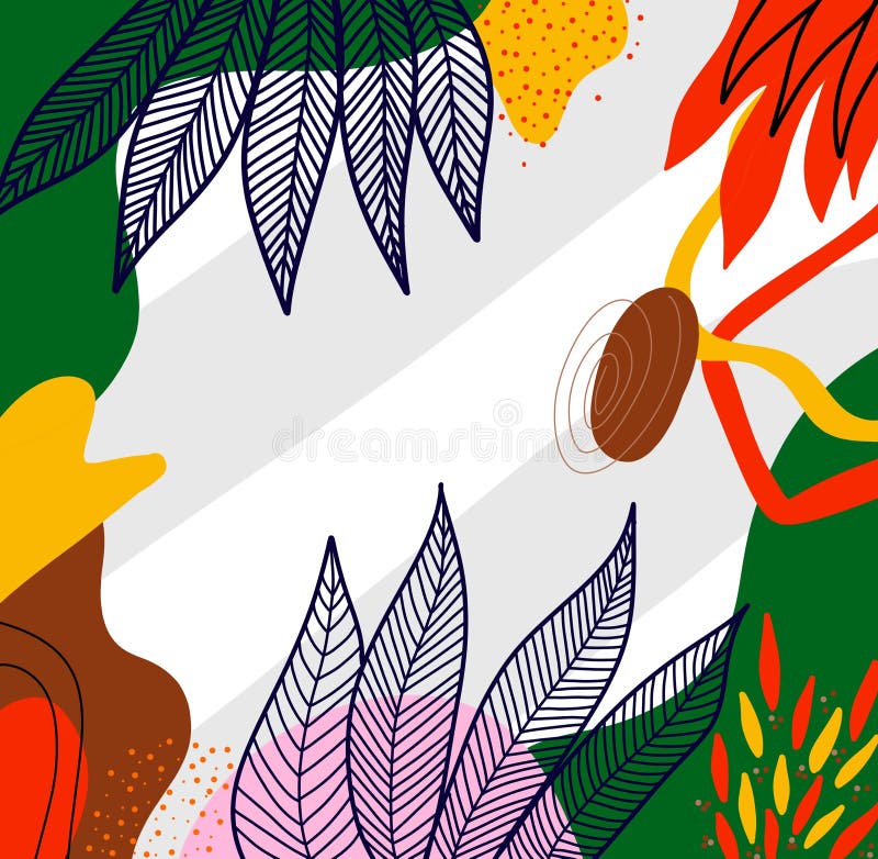 Spring Border Background Border Background Dengan Elemen Pegas Stock ...