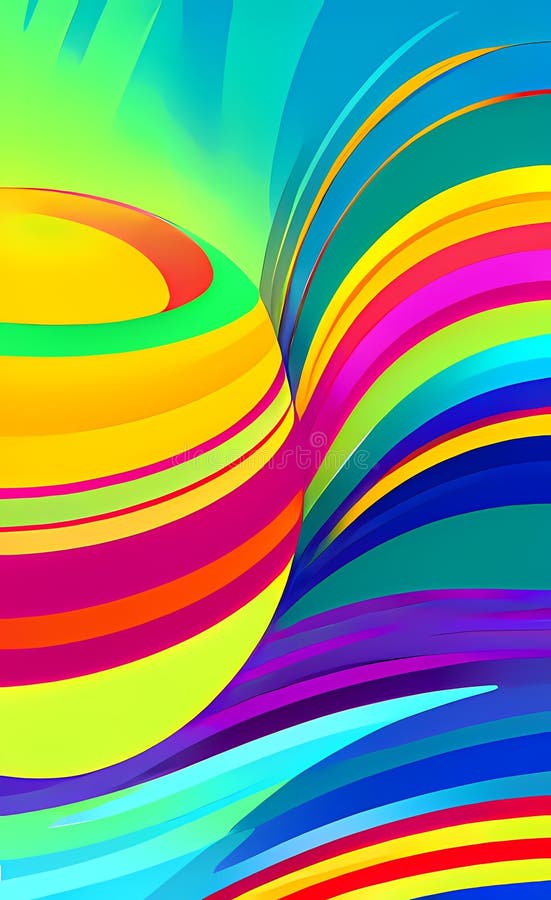 Spring Break Abstract Background Stock Illustration - Illustration of ...