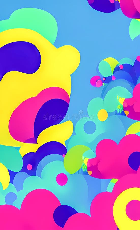 Spring Break Abstract Background Stock Illustration - Illustration of ...