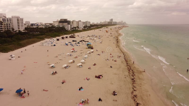 Spring Break Crowds Miami Beach 2021 Stock Video - Video of leisure ...