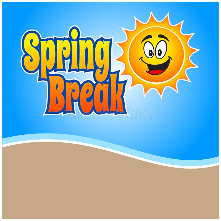 Spring Break Cartoon Stock Illustrations – 1,227 Spring Break Cartoon ...