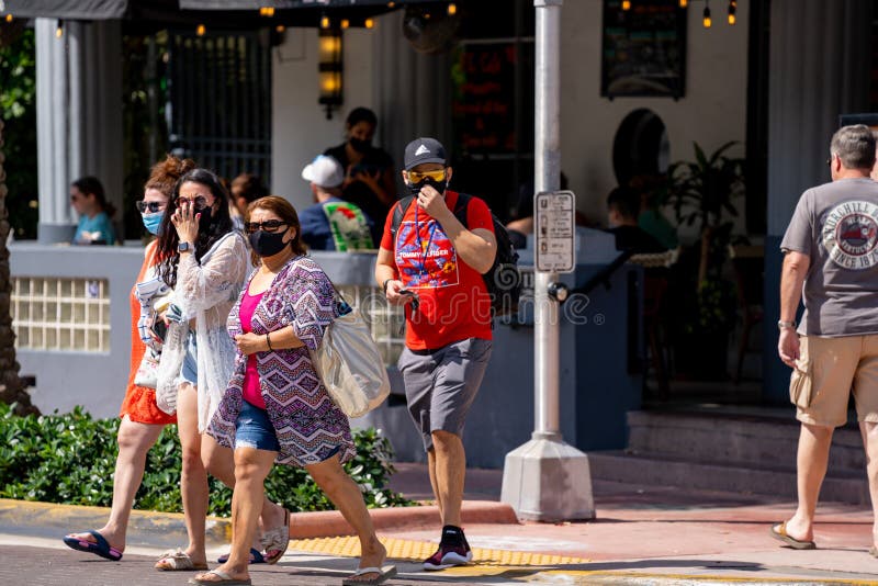 Spring Break Miami FL 2021 editorial photography. Image of county ...