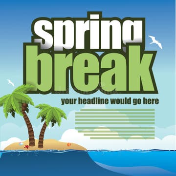 Spring Break Beach Stock Illustrations – 840 Spring Break Beach Stock ...