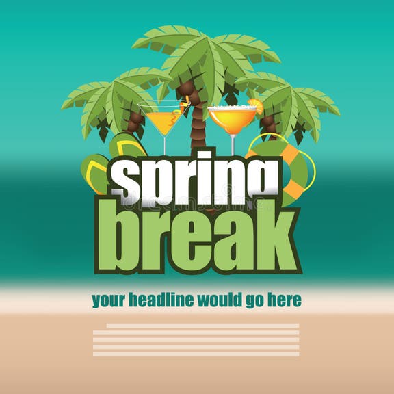 Spring Break Beach Stock Illustrations – 1,244 Spring Break Beach Stock ...