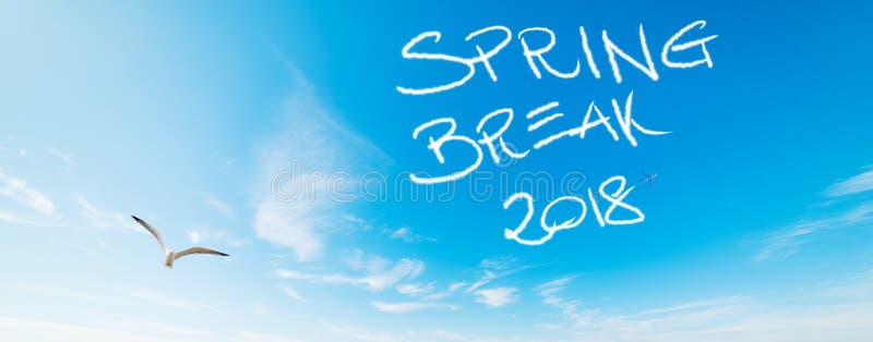 Spring Break 2018 on the Sand Stock Photo - Image of beach, tropical ...
