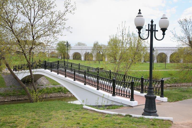 Spring bridge stock image. Image of russia, conduit, moscow - 2523067