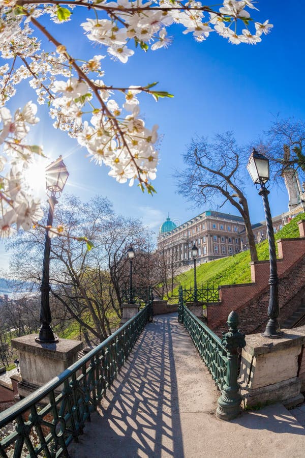 Spring Budapest in Hungary stock image. Image of history - 65867647