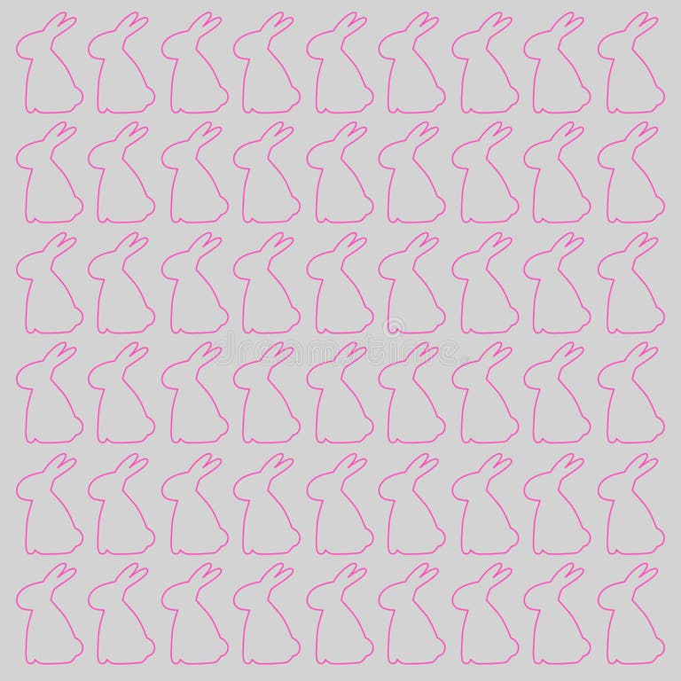 Spring Bunnies Spring Design Pattern Texture Stock Vector ...
