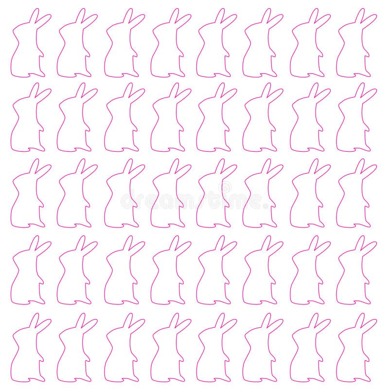 Spring Bunnies Spring Design Pattern Texture Stock Vector ...