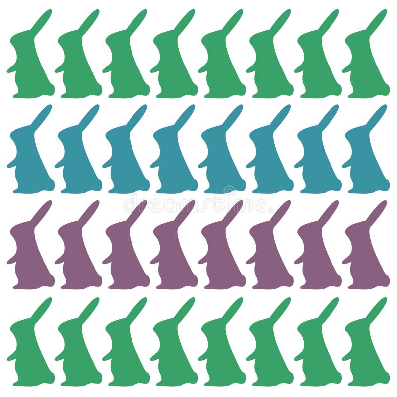 Spring Bunnies Spring Design Pattern Texture Stock Vector ...