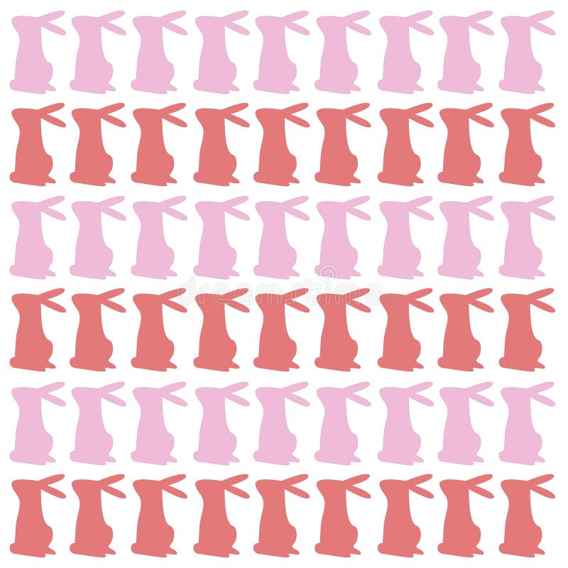 Spring Bunnies Spring Design Pattern Texture Stock Vector ...