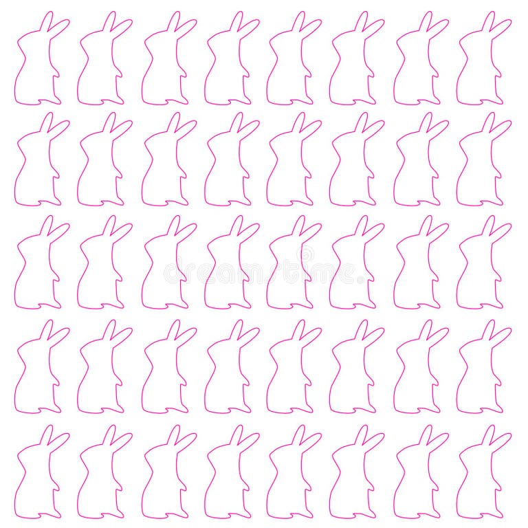 Spring Bunnies Spring Design Pattern Texture Stock Vector ...