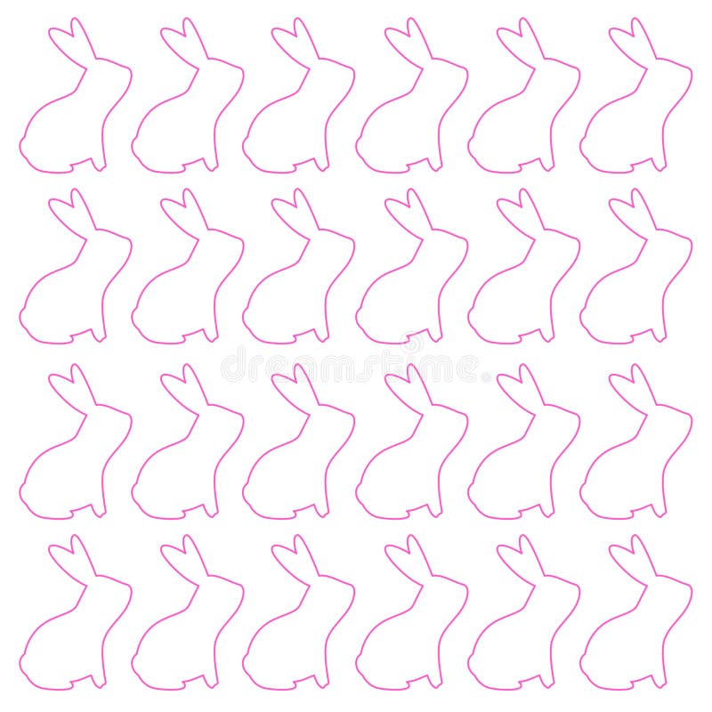 Spring Bunnies Spring Design Pattern Texture Stock Vector ...