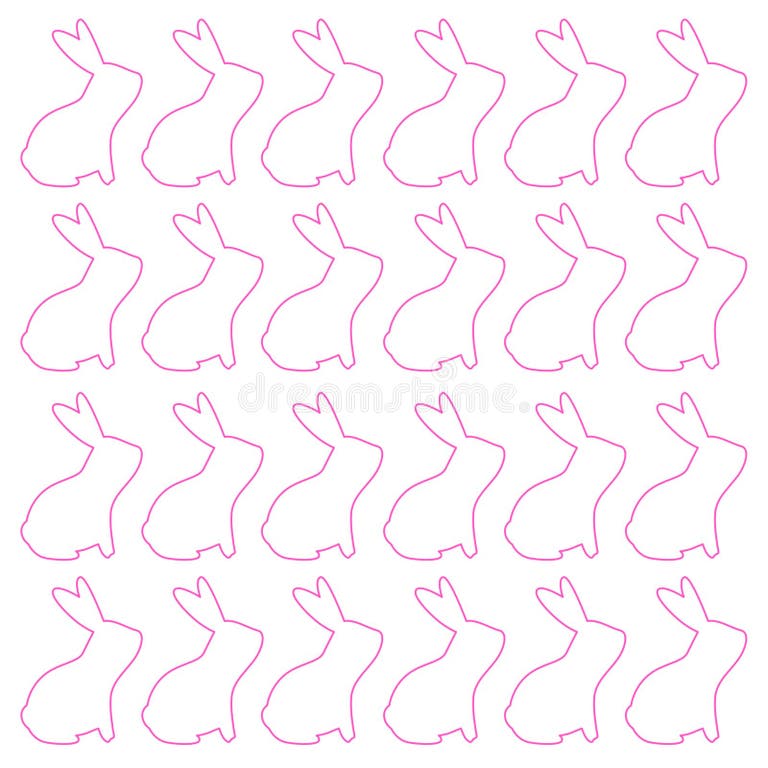 Spring Bunnies Spring Design Pattern Texture Stock Vector ...